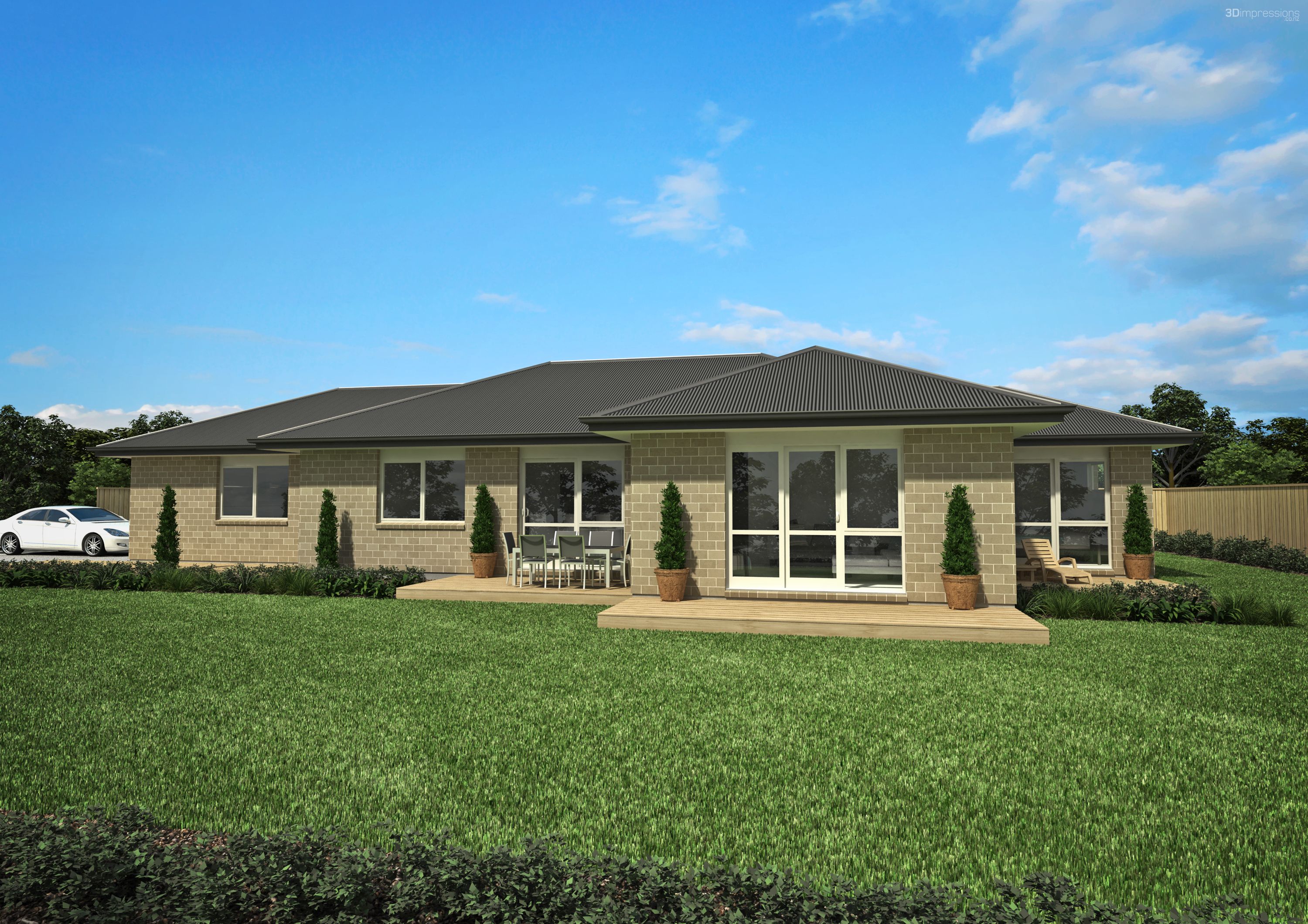 3 Bedroom House Plan Castle Point | Latitude Homes
